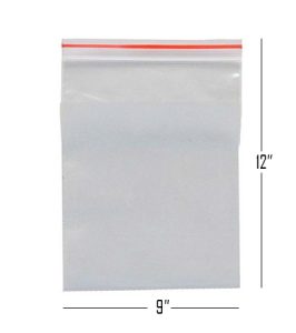 9X12″ ZIPLOCK BAGS (PACK OF 100) | Ecom Packaging